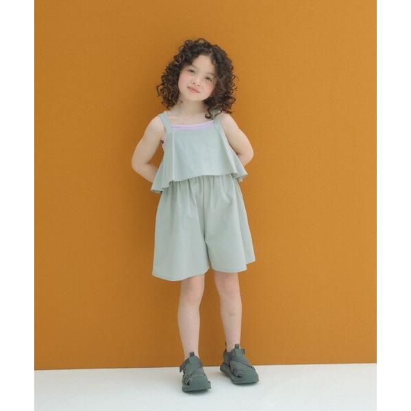 ZOZO問い合わせ番号:104600454ショップ:green label relaxing，グリーンレーベル リラクシングブランド:green label relaxing，グリーンレーベルリラクシング商品名:ラッフルサロペット/ キッズ...