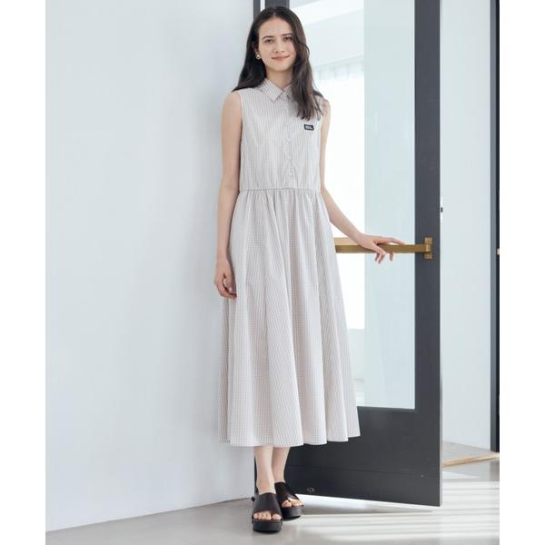 ZOZO問い合わせ番号:104600721ショップ:Mila Owen，ミラ オーウェンブランド:Mila Owen，ミラオーウェン商品名:スリーブレスマキシ丈シャツワンピースカテゴリ:ワンピース/ドレス>ワンピースブランド品番:09...