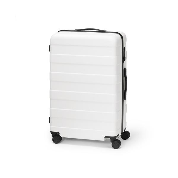 ZOZO問い合わせ番号:104600766ショップ:無印良品，ムジルシリョウヒンブランド:無印良品，ムジルシリョウヒン商品名:バーを自由に調節できる　ハードキャリーケース（７５Ｌ）カテゴリ:バッグ>スーツケース/キャリーバッグブランド...