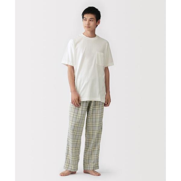 ZOZO問い合わせ番号:104600792ショップ:無印良品，ムジルシリョウヒンブランド:無印良品，ムジルシリョウヒン商品名:紳士　二重ガーゼ　半袖ルームウェアセットカテゴリ:ルームウェア>ルームウェア/パジャマブランド品番:4548...