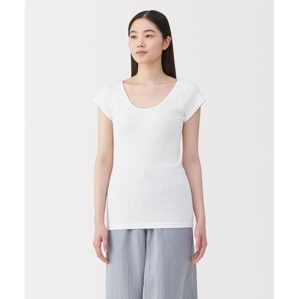 ※このアイテムは返品・交換対象外商品です。ZOZO問い合わせ番号:104600796ショップ:無印良品，ムジルシリョウヒンブランド:無印良品，ムジルシリョウヒン商品名:婦人　フライス編みフレンチスリーブＴシャツカテゴリ:アンダーウェア&gt...