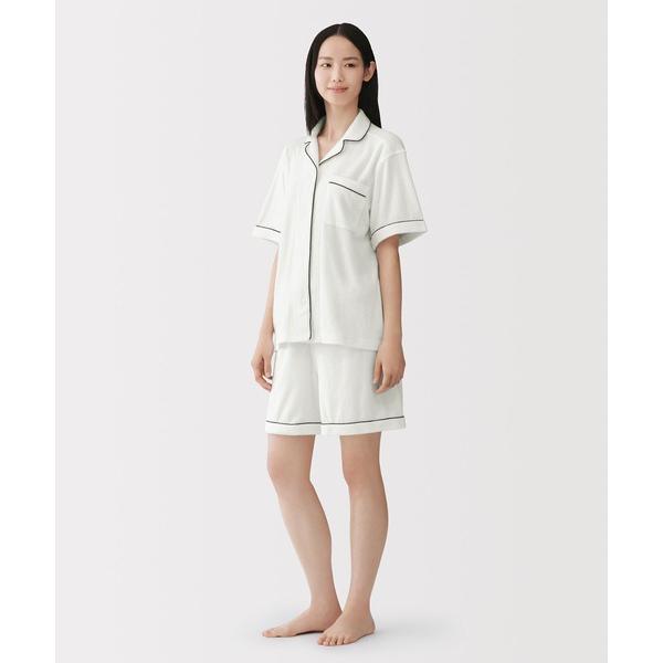 ZOZO問い合わせ番号:104600819ショップ:無印良品，ムジルシリョウヒンブランド:無印良品，ムジルシリョウヒン商品名:婦人　着るタオル　両面パイル　半袖パジャマカテゴリ:ルームウェア>ルームウェア/パジャマブランド品番:454...