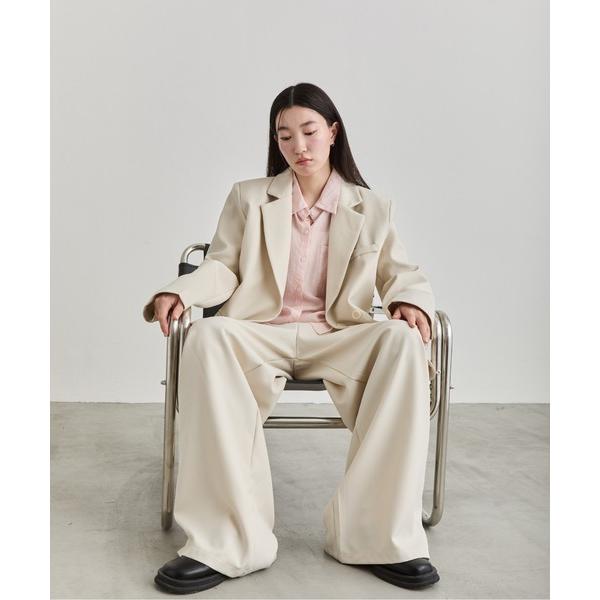 『セール実施中』ZOZO問い合わせ番号:104601046ショップ:Avenue，アヴェニューブランド:NUJOH，ヌゾ商品名:Wide Tuck Slacks / ワイドタックスラックスカテゴリ:パンツ>スラックスブランド品番:31...