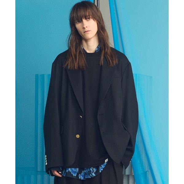 ZOZO問い合わせ番号:104601101ショップ:MAISON SPECIAL，メゾン スペシャルブランド:MAISON SPECIAL，メゾンスペシャル商品名:《UNISEX》Clear Trichotine Relax-Over 2B...