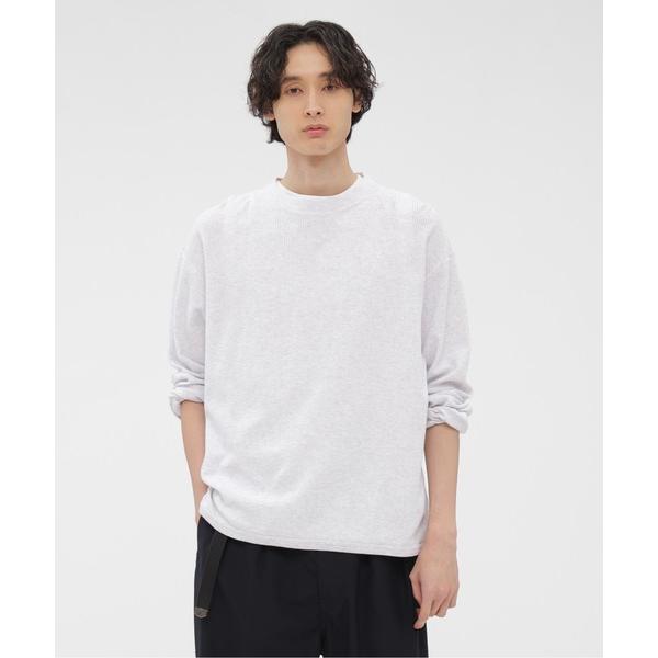 ZOZO問い合わせ番号:104602007ショップ:MARGARET HOWELL，マーガレット・ハウエルブランド:MHL.，エムエイチエル商品名:COTTON JERSEY MESHカテゴリ:トップス>Tシャツ/カットソーブランド品...