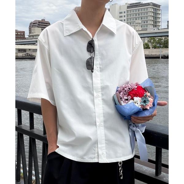 ZOZO問い合わせ番号:104602102ショップ:Avenue，アヴェニューブランド:UNDERSTATEMENTs，アンダーステイトメント商品名:【ユニセックス】ショート丈無地＆チェックベーシックシャツカテゴリ:トップス>シャツ/...