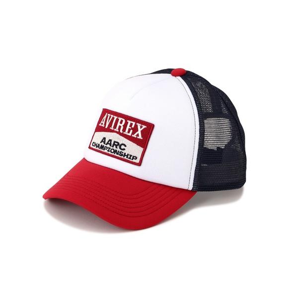 ZOZO問い合わせ番号:104602225ショップ:AVIREX，アヴィレックスブランド:AVIREX，アヴィレックス商品名:A.A.R.C WAPPEN URETHAN MESH CAP / エアレーシングクラブ ワッペン ウレタン メッ...