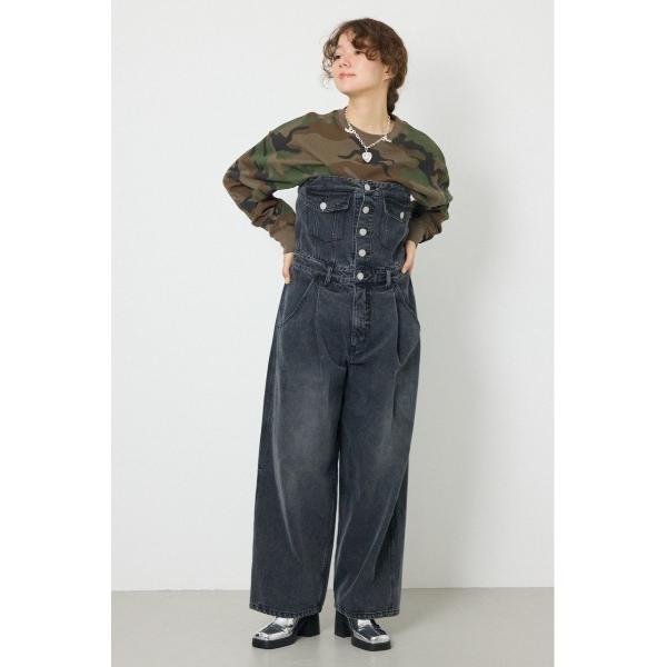 ZOZO問い合わせ番号:104602250ショップ:RODEO CROWNS WIDE BOWL，ロデオクラウンズワイドボウルブランド:RODEO CROWNS WIDE BOWL，ロデオクラウンズワイドボウル商品名:2WAYデニムサロペッ...