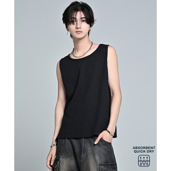 ZOZO問い合わせ番号:104602974ショップ:ADRER，アドラーブランド:ADRER，アドラー商品名:Waffle Layered Cropped Tank Top / Absorbent Quick Dry / ワッフル レイヤー...