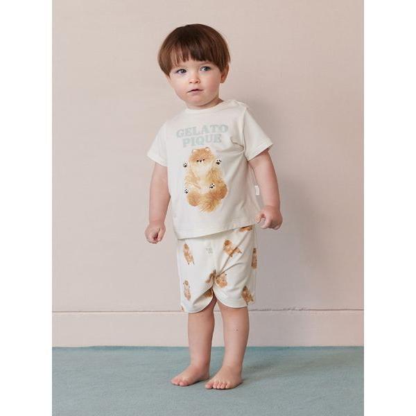 ※このアイテムは返品・交換対象外商品です。ZOZO問い合わせ番号:104638314ショップ:gelato pique，ジェラート　ピケブランド:gelato pique，ジェラートピケ商品名:【BABY】ドッグ柄ショートパンツカテゴリ:マ...