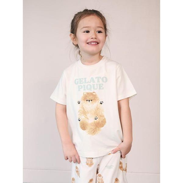 ZOZO問い合わせ番号:104638319ショップ:gelato pique，ジェラート　ピケブランド:gelato pique，ジェラートピケ商品名:【KIDS】ドッグワンポイントTシャツカテゴリ:ルームウェア>ルームウェア/パジャ...