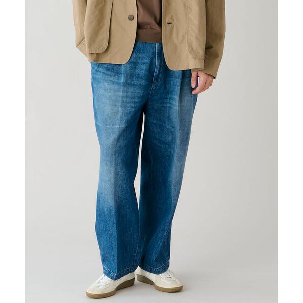 ZOZO問い合わせ番号:104638430ショップ:Bshop，ビショップブランド:FARAH，ファーラー，Bshop，ビショップ商品名:FARAH | ツータック ワイドデニムパンツ MENカテゴリ:パンツ>デニムパンツブランド品番...