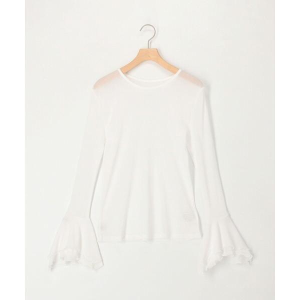 ZOZO問い合わせ番号:104638478ショップ:NOLLEY'S，ノーリーズブランド:MICO COULIER，ミコクリエ，NOLLEY'S，ノーリーズ商品名:袖ペプラムシアープルオーバーカットソーカテゴリ:トップス>Tシャツ/カ...