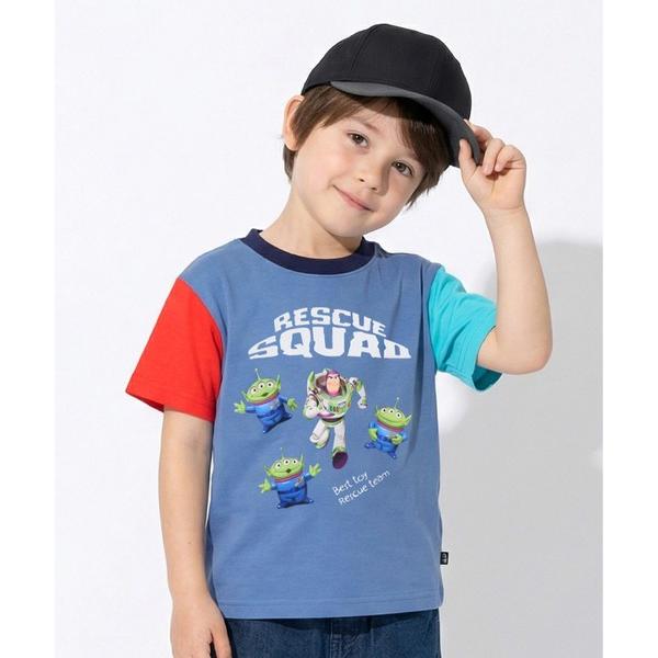 ZOZO問い合わせ番号:104639024ショップ:BABYDOLL，ベビードールブランド:Disney，ディズニー商品名:親子お揃い ディズニー トイ・ストーリー クレイジー袖Tシャツ 1274Kカテゴリ:トップス>Tシャツ/カット...