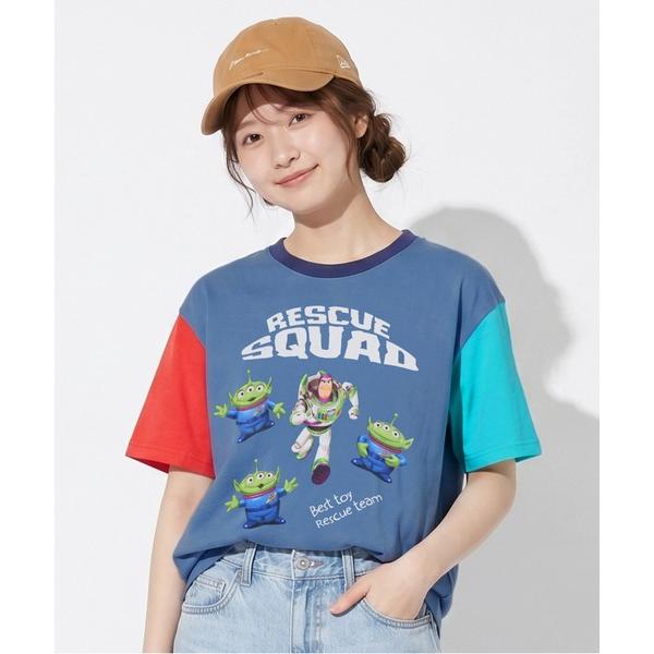 ZOZO問い合わせ番号:104639025ショップ:BABYDOLL，ベビードールブランド:Disney，ディズニー商品名:親子お揃い ディズニー トイ・ストーリー クレイジー袖Tシャツ 1274Aカテゴリ:トップス>Tシャツ/カット...