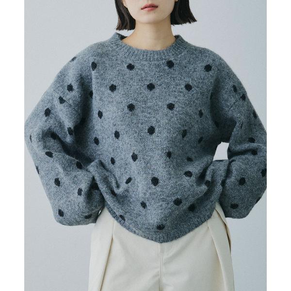 『タイムセール実施中』ZOZO問い合わせ番号:104639049ショップ:Ada.，エイダブランド:Mirette，ミレット商品名:クラシックドット オーバーニットセーター / Classic Dot Oversized Knit Swea...