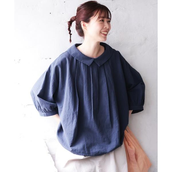 ZOZO問い合わせ番号:104639104ショップ:soulberry，ソウルベリーブランド:soulberry，ソウルベリー商品名:かさね襟のブラウスカテゴリ:トップス>シャツ/ブラウスブランド品番:t3b0074素材:綿70%/麻...