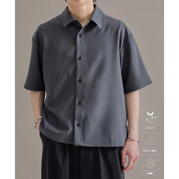 ZOZO問い合わせ番号:104639301ショップ:epnok，エプノックブランド:epnok，エプノック商品名:ファンクショナルベーシックボックスカット半袖シャツカテゴリ:トップス>シャツ/ブラウスブランド品番:661557素材:ブ...