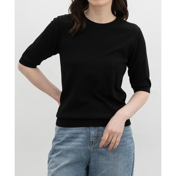 ZOZO問い合わせ番号:104639446ショップ:Honeys，ハニーズブランド:Honeys，ハニーズ，GLACIER，グラシア商品名:【ハニさら・接触冷感・ウォッシャブル・ＵＶカット・遮熱】クルーネックニットカテゴリ:トップス>...