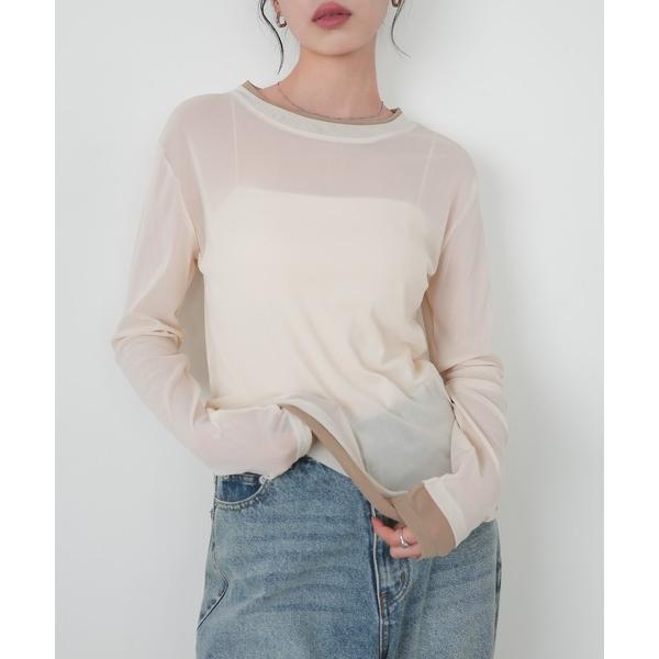 ZOZO問い合わせ番号:104639523ショップ:LIAN，リアンブランド:LIAN，リアン商品名:レイヤードシアートップスカテゴリ:トップス>Tシャツ/カットソーブランド品番:242-071L2007素材:ナイロン　100%原産国...