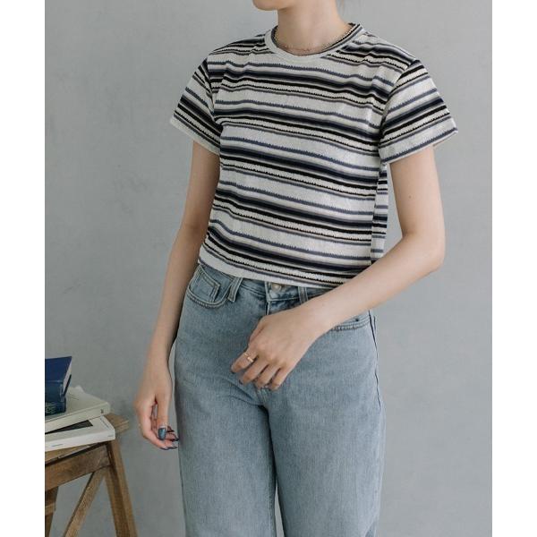 『タイムセール実施中』ZOZO問い合わせ番号:104640211ショップ:ENAF，エナフブランド:Flugge，フラッジー商品名:multi border S/S topsカテゴリ:トップス>Tシャツ/カットソーブランド品番:FL-...