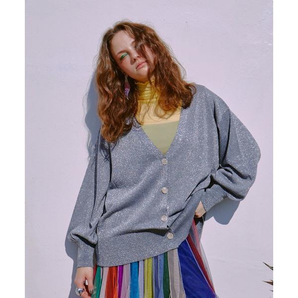 ZOZO問い合わせ番号:104640494ショップ:Auntie Rosa，アンティローザブランド:manana suerte，マニャーナスエルテ，HOTEL VIVA la HOLIDAY，ホテルビバラホリデー商品名:ラメニットカーディガ...