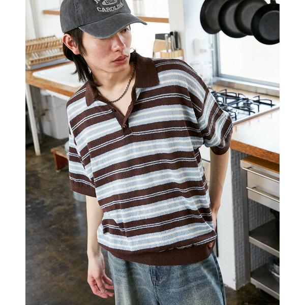 ZOZO問い合わせ番号:104640613ショップ:PUBLUX，パブリュクスブランド:PUBLUX，パブリュクス，FREAK'S STORE，フリークスストア商品名:PUBLUX/パブリュクス LOVE POP STUDIO　ボーダー ニ...