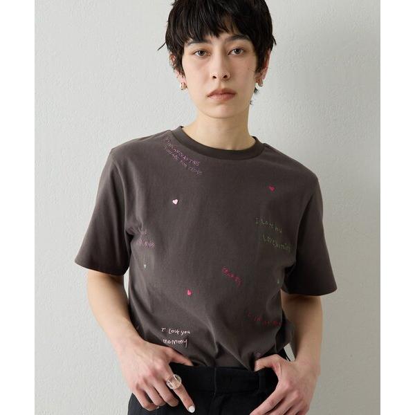 ZOZO問い合わせ番号:104640774ショップ:Whim Gazette，ウィムガゼットブランド:THE PAUSE，ザ ポーズ，Whim Gazette，ウィムガゼット商品名:【THE PAUSE】シシュウTシャツカテゴリ:トップス&...