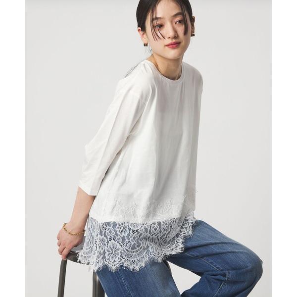 ZOZO問い合わせ番号:104640785ショップ:green label relaxing，グリーンレーベル リラクシングブランド:green label relaxing，グリーンレーベルリラクシング商品名:スソ レース プルオーバー ...