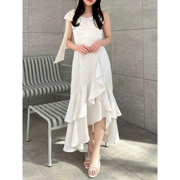 ZOZO問い合わせ番号:104640899ショップ:dazzlin，ダズリンブランド:dazzlin，ダズリン商品名:2WAYリボンキャミワンピースカテゴリ:ワンピース/ドレス>ワンピースブランド品番:022620302601素材:〈...