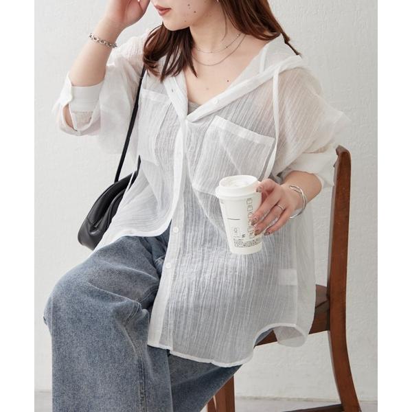 ZOZO問い合わせ番号:104641245ショップ:RMAF，リマインドミーアンドフォーエバーブランド:Remind me and forever，リマインドミーアンドフォーエバー商品名:【春夏レイヤーコーデのマストアイテム】フードシアーB...