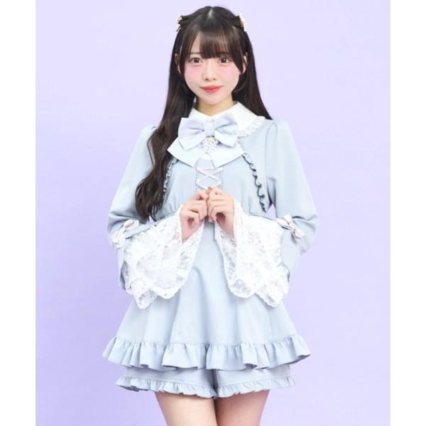 ZOZO問い合わせ番号:104641407ショップ:Secret Honey，シークレットハニーブランド:Secret Honey，シークレットハニー商品名:ティアードベルスリーブセットアップカテゴリ:ジャケット/アウター>セットアッ...