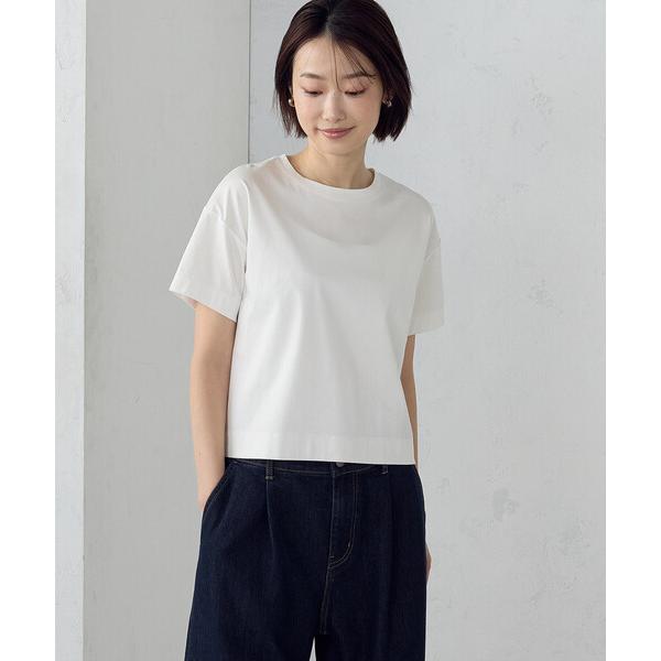 ZOZO問い合わせ番号:104641604ショップ:COMME CA ISM，コムサイズムブランド:COMME CA ISM，コムサイズム商品名:ボックスシルエット クロップド丈Ｔシャツカテゴリ:トップス>Tシャツ/カットソーブランド...