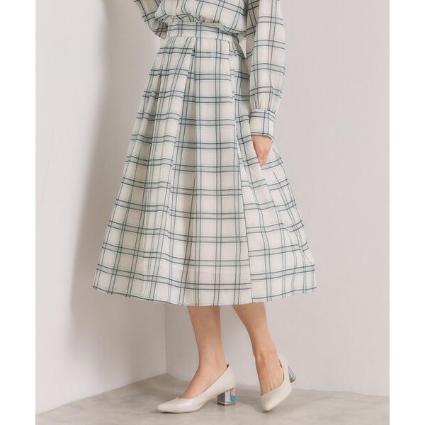 ZOZO問い合わせ番号:104641640ショップ:WORLD ONLINE STORE SELECT，ワールドオンラインストアセレクトブランド:ITS'DEMO，イッツデモ商品名:【セットアップ可／手洗い可】シアーチェックスカートカテゴリ...