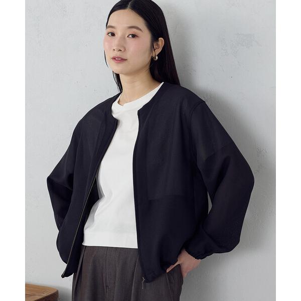 『タイムセール実施中』ZOZO問い合わせ番号:104641789ショップ:COMME CA ISM，コムサイズムブランド:COMME CA ISM，コムサイズム商品名:メッシュ ブルゾンカテゴリ:ジャケット/アウター>ブルゾンブランド...