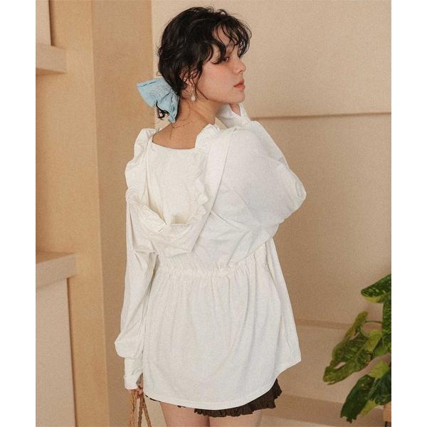 『タイムセール実施中』ZOZO問い合わせ番号:104641949ショップ:titivate，ティティベイトブランド:titivate，ティティベイト商品名:UVケアチビフリルパーカー/ラッシュガードカテゴリ:水着/着物・浴衣>ラッシュ...