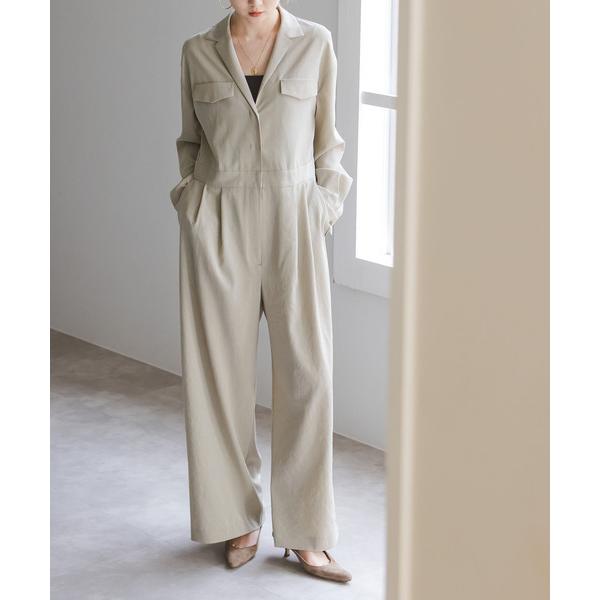 ZOZO問い合わせ番号:104642252ショップ:Spick &amp; Span，スピック アンド スパンブランド:NOBLE，ノーブル商品名:ミリタリーディテールオールインワンカテゴリ:オールインワン・サロペット>つなぎ/オール...