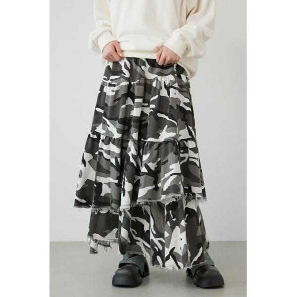 ZOZO問い合わせ番号:104681372ショップ:RODEO CROWNS WIDE BOWL，ロデオクラウンズワイドボウルブランド:RODEO CROWNS WIDE BOWL，ロデオクラウンズワイドボウル商品名:CAMOランダムティア...