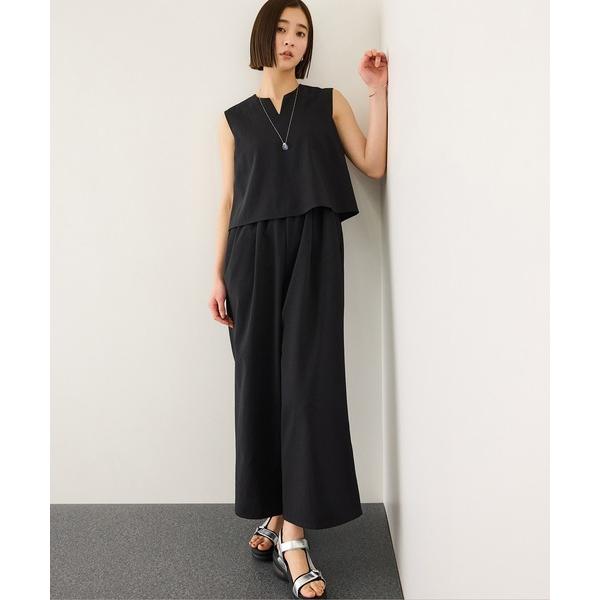 『タイムセール実施中』ZOZO問い合わせ番号:104682066ショップ:ROPE'，ロぺブランド:ROPE'，ロペ商品名:バックオープンオールインワン/イージーケアカテゴリ:オールインワン・サロペット>つなぎ/オールインワンブランド...