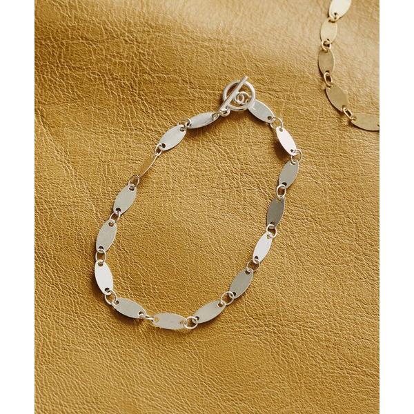 ZOZO問い合わせ番号:104682672ショップ:Whim Gazette，ウィムガゼットブランド:THE PAUSE，ザ ポーズ，Whim Gazette，ウィムガゼット商品名:【THE PAUSE】オーバルチェーンブレスレットカテゴリ...