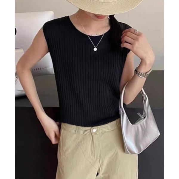 『タイムセール実施中』ZOZO問い合わせ番号:104683476ショップ:Ada.，エイダブランド:Miniministore，ミニミニストア商品名:サマーニットタンクトップ 背中開き 夏服カテゴリ:トップス>タンクトップブランド品番...