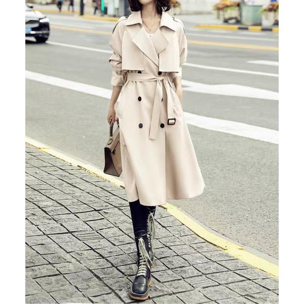 ZOZO問い合わせ番号:104683675ショップ:DOUBLE STEAL，ダブルスティールブランド:LUCPY，ラクピー，＆soiree，アンドソワレ商品名:クラシックダブルトレンチコートカテゴリ:ジャケット/アウター>トレンチコ...