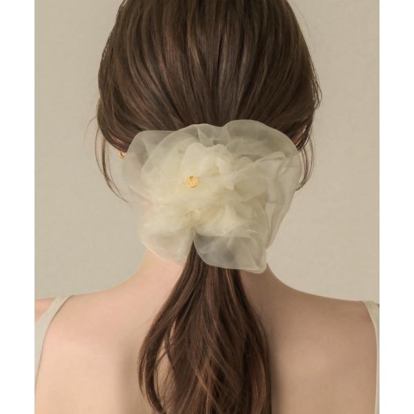 ZOZO問い合わせ番号:104683815ショップ:euphoria，ユーフォリアブランド:muku，ムク商品名:VOLUME CHOUCHOU/ORGANDYカテゴリ:ヘアアクセサリー>シュシュブランド品番:302261-106-0...