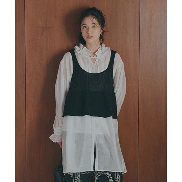 ZOZO問い合わせ番号:104685061ショップ:studio CLIP，スタディオクリップブランド:studio CLIP，スタディオクリップ商品名:7ゲージ切り替えペプラムベストカテゴリ:トップス>ベストブランド品番:66261...