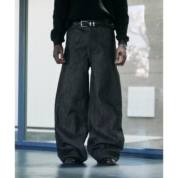 ZOZO問い合わせ番号:104685076ショップ:FTW，エフティーダブリューブランド:ANDER HUNK，アンダーハンク商品名:14oz Selvege Wide Straight Denim / 14オンスセルビッチワイドストレート...