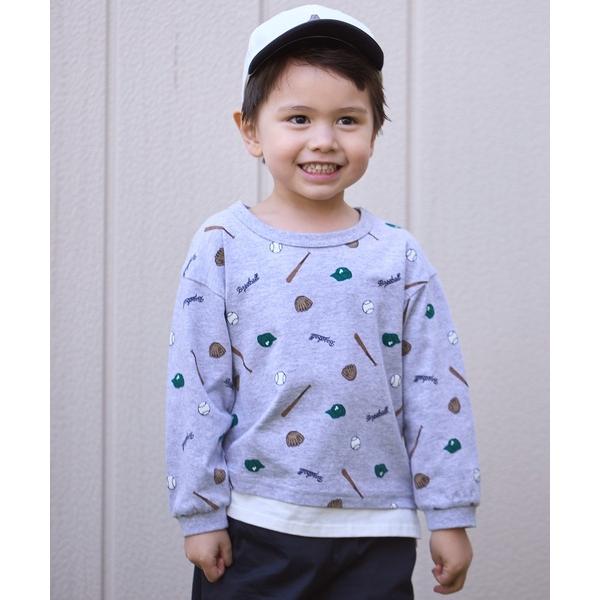 ZOZO問い合わせ番号:104685153ショップ:petit main，プティマインブランド:petit main，プティマイン商品名:【防汚】マルチ柄長袖Tシャツカテゴリ:トップス>Tシャツ/カットソーブランド品番:9561217...