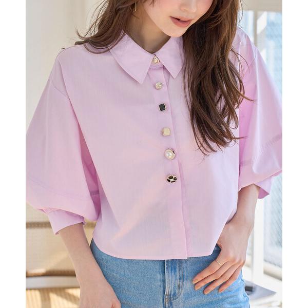 ZOZO問い合わせ番号:104685328ショップ:kobelettuce，コウベレタスブランド:KOBE LETTUCE，コウベレタス商品名:多ボタンショート丈フレアブラウスカテゴリ:トップス>シャツ/ブラウスブランド品番:C777...