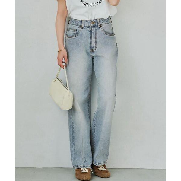 ZOZO問い合わせ番号:104685333ショップ:kobelettuce，コウベレタスブランド:KOBE LETTUCE，コウベレタス商品名:[ 田中亜希子さんコラボ ]選べるサイズ センタープレスストレートデニムカテゴリ:パンツ>...