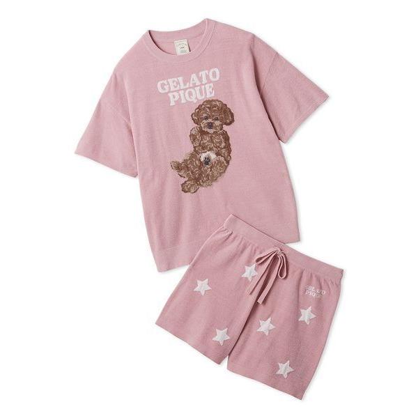 ZOZO問い合わせ番号:104720861ショップ:gelato pique，ジェラート　ピケブランド:gelato pique，ジェラートピケ商品名:【ONLINE限定】ドッグジャガードプルオーバー＆ショートパンツセットカテゴリ:ルームウ...