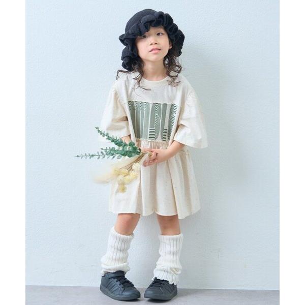 ZOZO問い合わせ番号:104720918ショップ:CIAOPANIC TYPY，チャオパニックティピーブランド:CIAOPANIC TYPY，チャオパニックティピー商品名:【KIDS】《ジュニアサイズあり》厚盛ロゴ5分袖チュニックワンピカ...